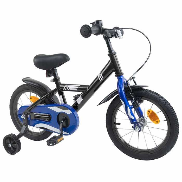 Vélo pour Enfants 14 Pouces pour les 3-5 ans - vidaXL - acier - noir ...