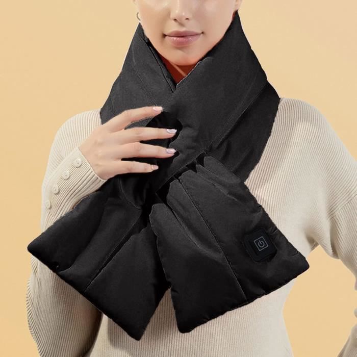 Écharpe Femme Hiver Hommes Et Femmes Hiver Solide Protection Du Cou ...