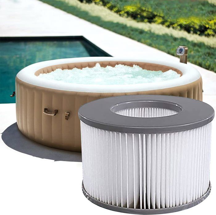 2 Cartouches Filtrantes de Rechange, Filtre pour Jacuzzi, Filtre de ...