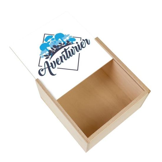 Boite Coffret en Bois - Aventurier Jungle Enfant Nature Aventure (11 x ...