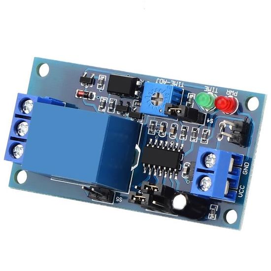 Trigger Delay Relay Normally Open Timer Module Électronique Vibration ...