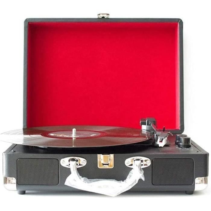 DRSM Tourne-disques, Platine Vinyle Portable, Tourne-Disque, avec 2 ...