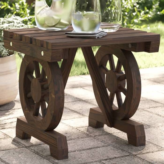 VidaXL Repose-pied de Jardin, Table Basse, Tabouret de Bar, Meuble de Patio Terrasse Balcon ...