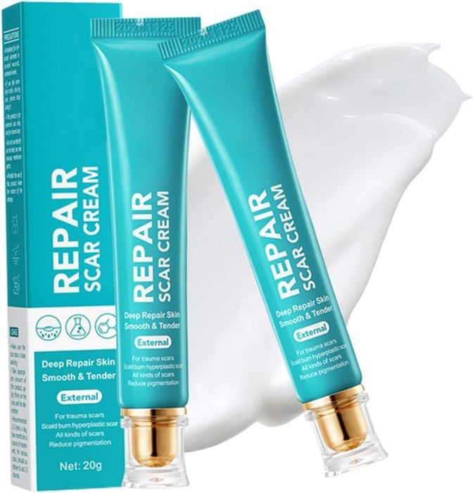 Repair Scar Cream, 2 Pièces Crème Gel Professionnel Pour Cicatrices ...