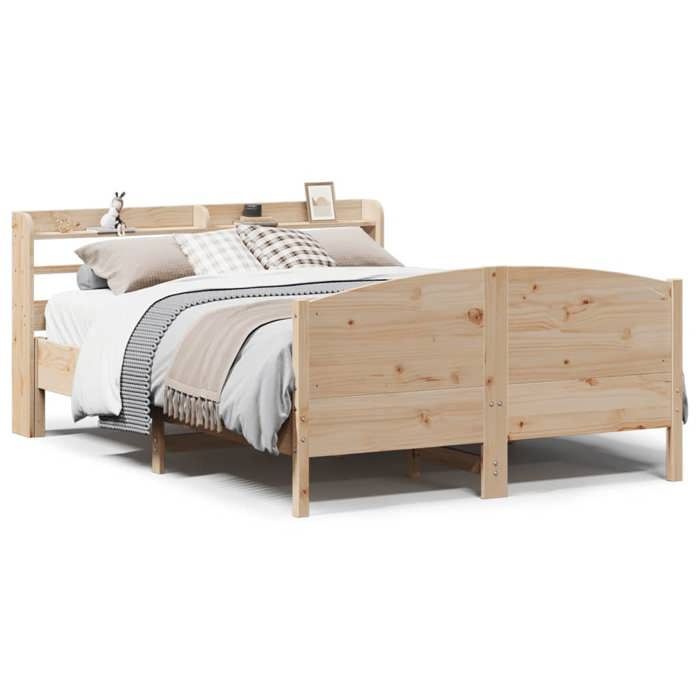 Lit Double Contemporain | Cadre de lit |sans matelas| 160x200 cm |bois ...