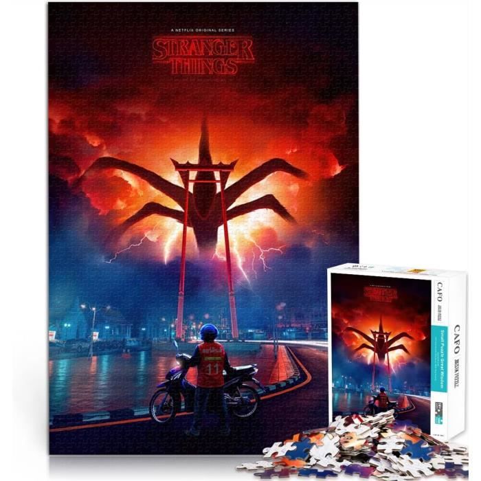 Puzzles 1000 Pièces Stranger Sci-Fi Thriller Movie Puzzle Adultes Et ...