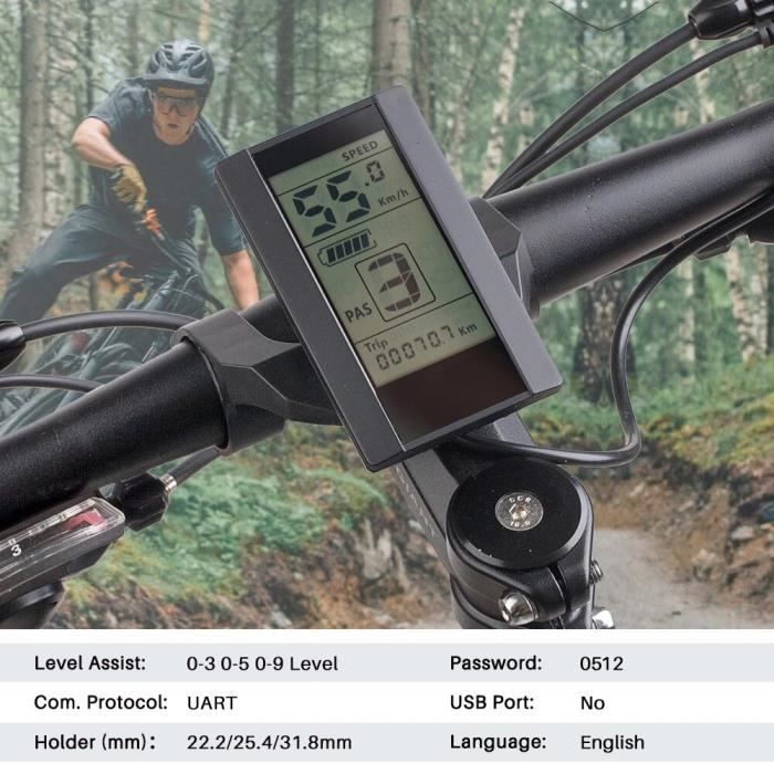 Kit de motorisation de vélo électrique,écran HDMI 860C P850C DPC18 C965 ...