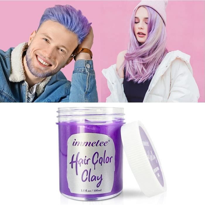 Cire Colorante Cheveux, Coloration Temporaire Diy, Couleur de Cheveux ...