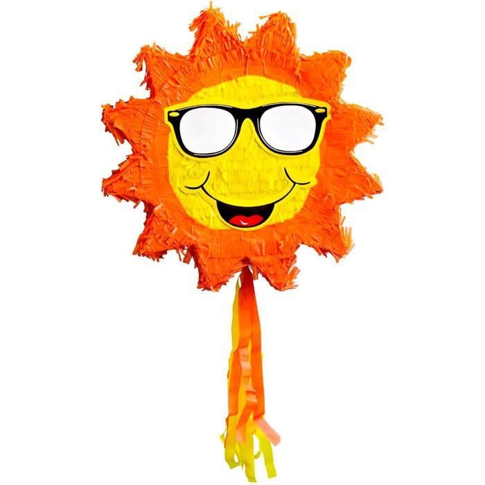 Pinata Soleil Enfants colorés Punch d'anniversaire Pinata 50 x 10 x 50 ...