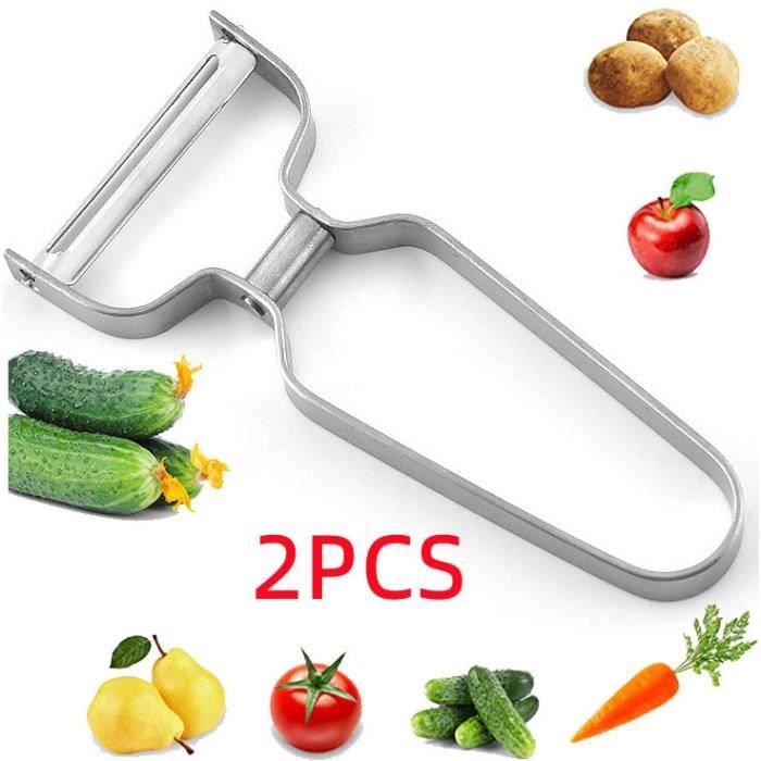 Éplucheur à légumes - Universel - Rotatif Multifonctionnel - Acier ...