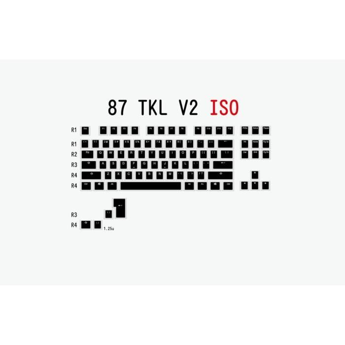 Capuchon de clavier V2 pbt double injection, rétro-éclairage oem pour ...