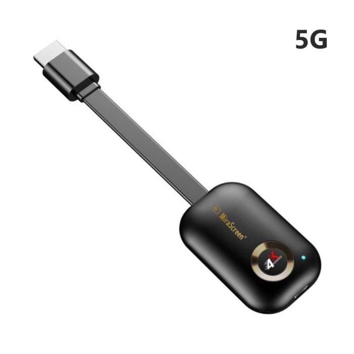 Récepteur-décodeur,Dongle d'affichage Wifi G9 Plus 2.4G-5G 4K sans fil ...