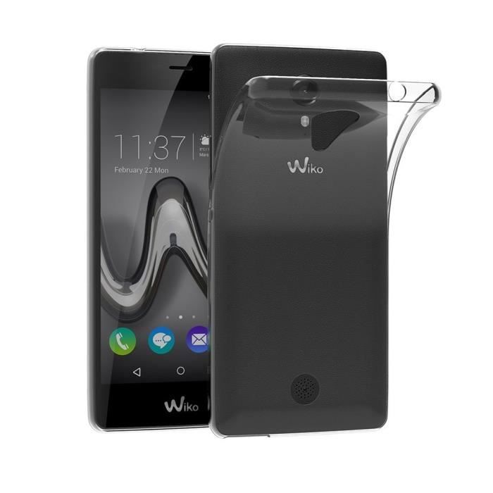 Cophone® Coque de protection Wiko Tommy Etui transparent antidérapent ...