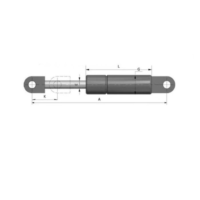 VERIN A GAZ BOYRIVEN 142005 500N - Cdiscount Bricolage