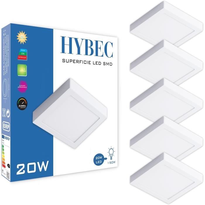 Hybec- Luminaire Plafonnier, Plafonnier Led, Lustre Chambre, Neon Led ...