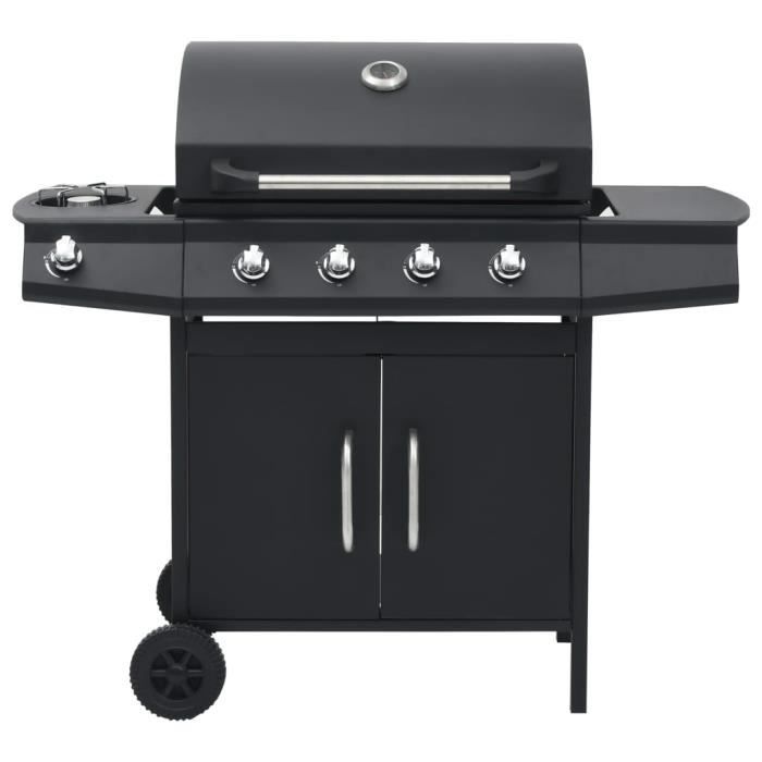 MAG Barbecue à gaz - 4+1 zones de cuisson - 121.5 x 55 x 107 cm - SPCC ...