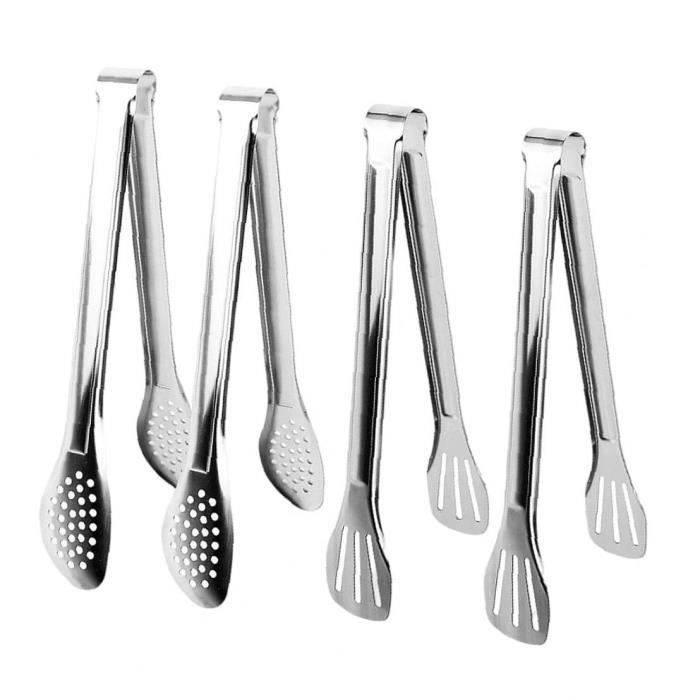 Pinces à manger Pinces Buffet Pinces Buffet En Acier Inoxydable Pain ...