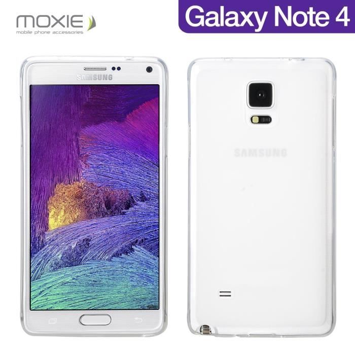 Housse TPU transparente Moxie pour Galaxy NOTE 4 - Cdiscount Téléphonie
