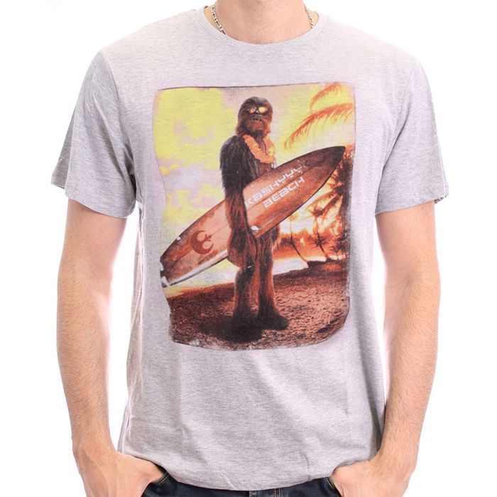 T-shirt - COTTON DIVISION - Chewbacca Surf - Manches courtes - Col ...