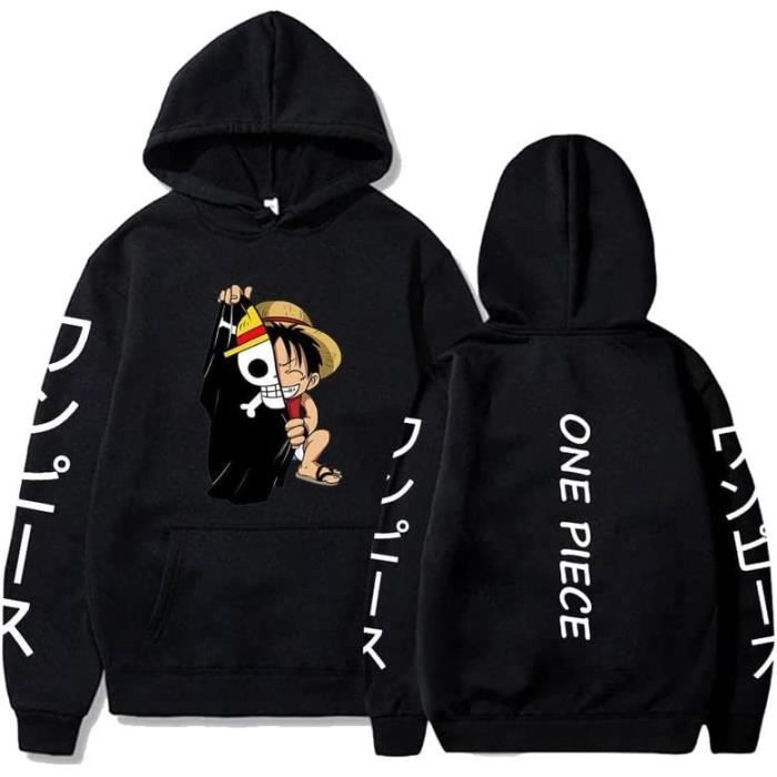 Anime One Piece Luffy Unisexe Hip-Hop Sweat À Capuche Hommes Femmes ...