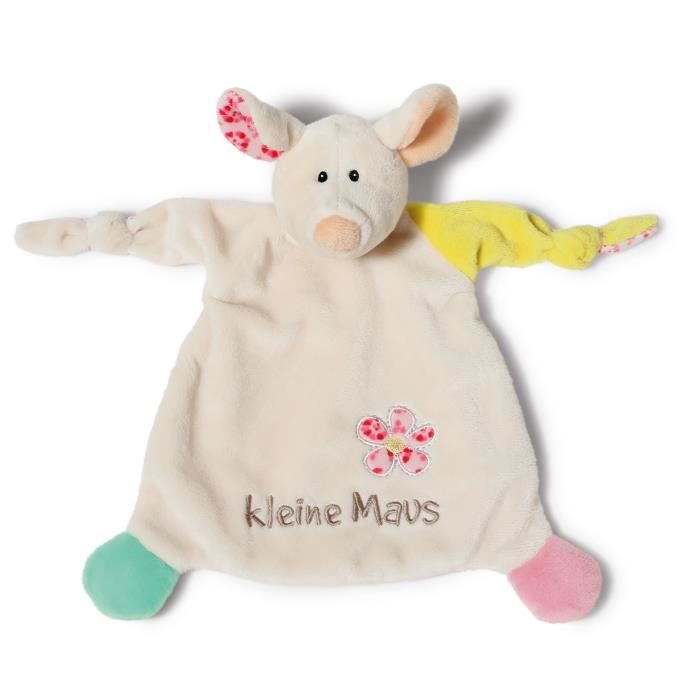 Peluche - Nici - Mouse - 27,7 x 12 x 8 cm - Beige - Douceur ...