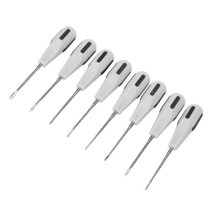 LEX Ascenseur de luxation dentaire 8 pièces ascenseur dentaire en acier ...