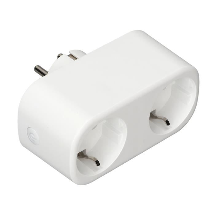 Tbest Prise intelligente à double prise EU Wifi Smart Plug Wifi Double ...