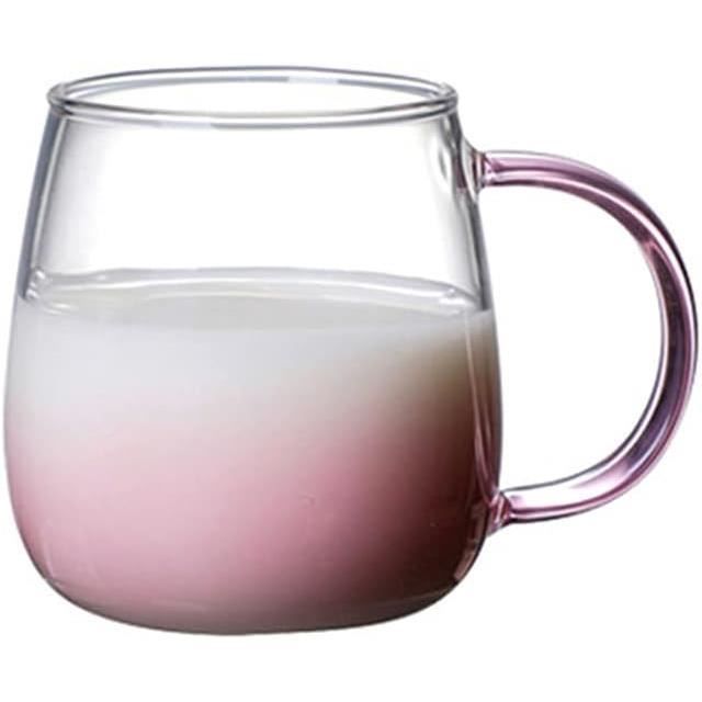 Tasses En Verre Coloré, Tasse À Café À Paroi Simple En Verre Avec ...