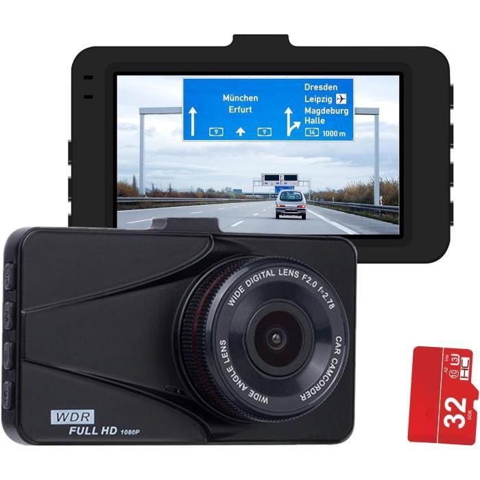 Dashcam Caméra Auto Dvr Caméra De Tableau De Bord Enregistreur Vidéo ...