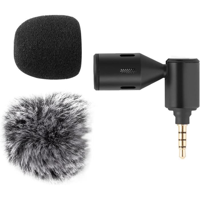 Mini Plug-In Smartphone Microphone Téléphone Mobile Micro Cardioïde ...