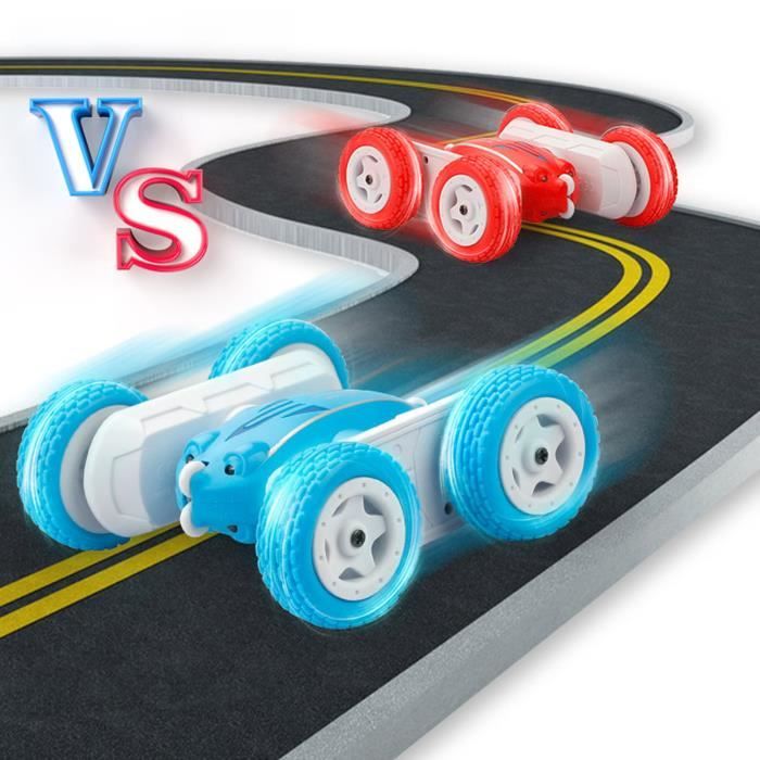 Mini Stunt Car Double Face 2.4GHz Stunt RC Car 360 ° Rotation Anti ...