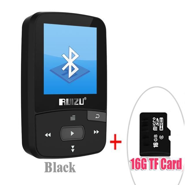 LECTEUR MP3,BlackWith16GBTFcard-8 GO--Mini Lecteur Mp3 Bluetooth X50 ...