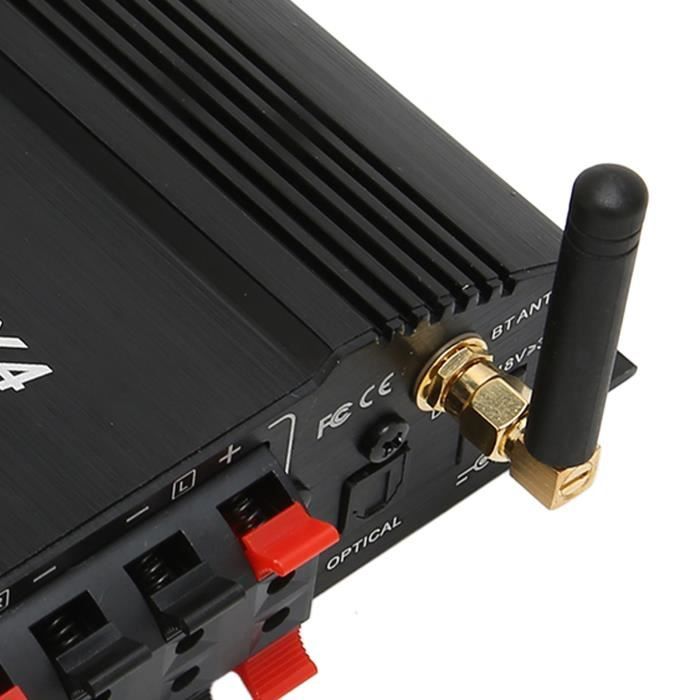 Amplificateur de puissance Bluetooth Amplificateur Bluetooth 4CH HiFi stéréo caisson de basses ...