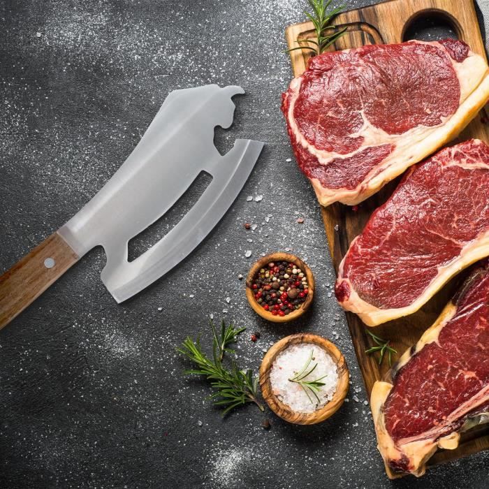 Couteau De Cuisine Taurus - Couteau-Machette En Forme De Taureau ...