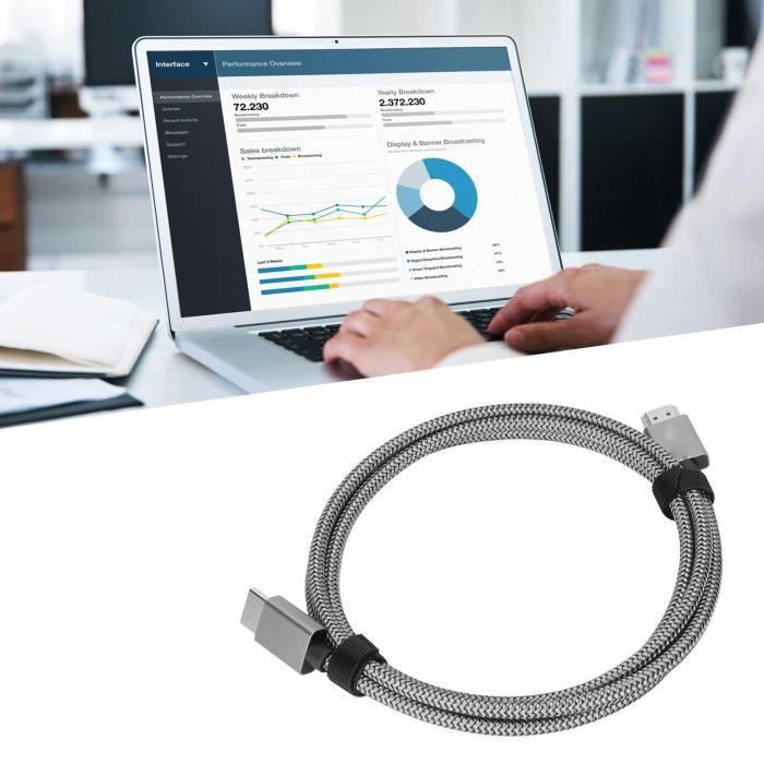 HEN--Câble d'interface multimédia haute définition 8k 1.5 mètres 12 ...