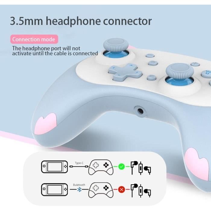 Switch Pro Manette Sans Fil Pour Nintendo Switch-Switch Lite, Adorable ...