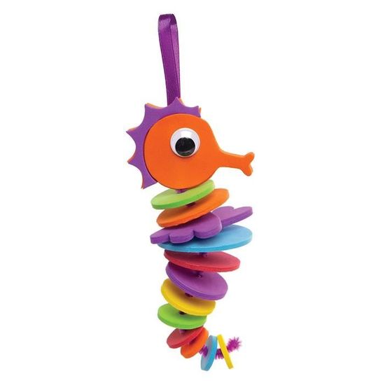 Hippocampes à Empiler Kit Créatif - 6 Modèles Mousse Cure-pipes Baker ...