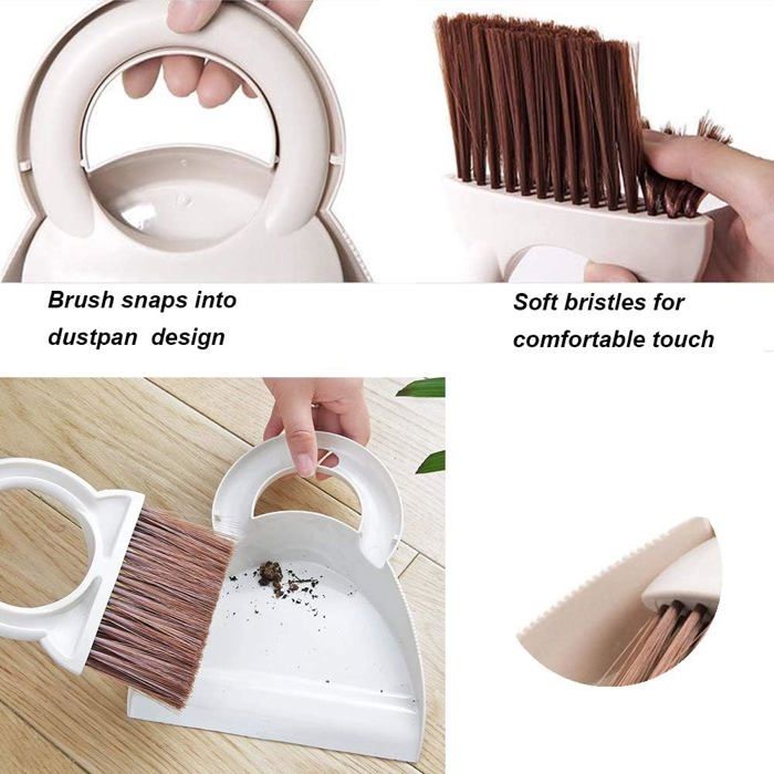 Ensemble Pelle et Brosse Outil de Nettoyage Multifonctionnel Mini ...
