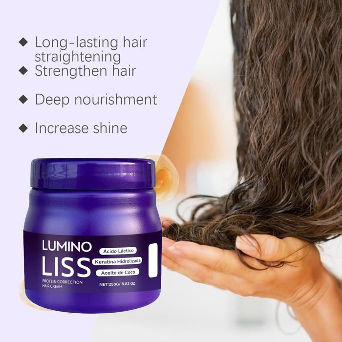 LuminoLiss Alisado, Alisado Para Cabello Sin Formol, Restores Hair Natural Silkiness, Keratin ...