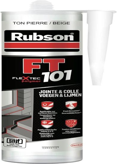 FT 101 Ton Pierre, Mastic polymère de haute qualité pour joints, fissures, collages, Mastic ...