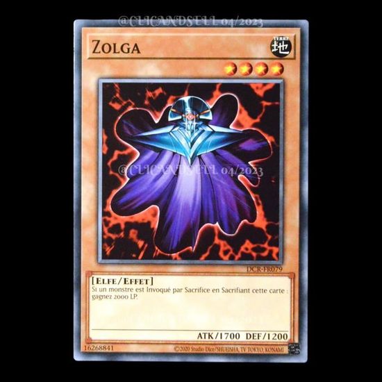 Carte YU-GI-OH DCR-FR079 Zolga - Cdiscount Jeux - Jouets