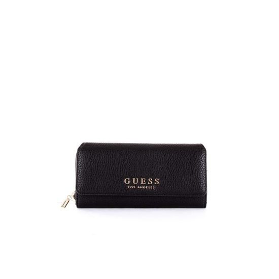 GUESS Portefeuille Femme NOIR - Cdiscount Bagagerie - Maroquinerie