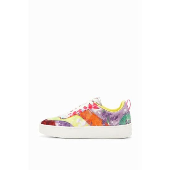 Baskets plateforme femme Desigual Patchwork - multicolore - 41 ...