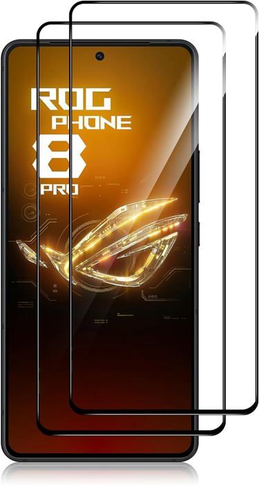 Vitre trempée à couverture complète pour Asus ROG Phone, bord noir ...