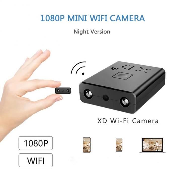 Mini caméra espion Wifi HD 1080P, Micro caméscope, Vision nocturne à ...