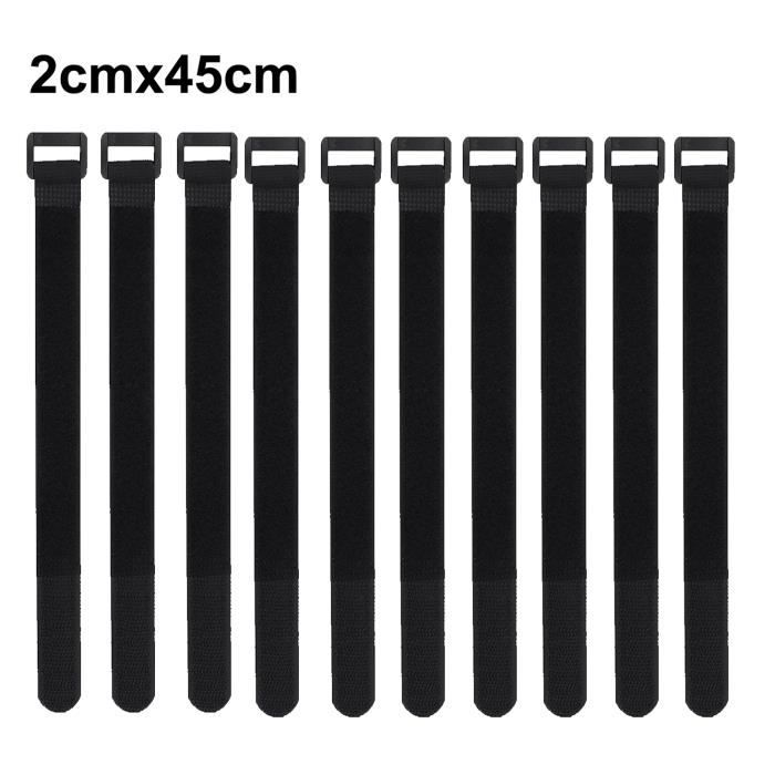 Câble-fil-gaine,Attaches de câble auto-adhésives réutilisables en nylon ...