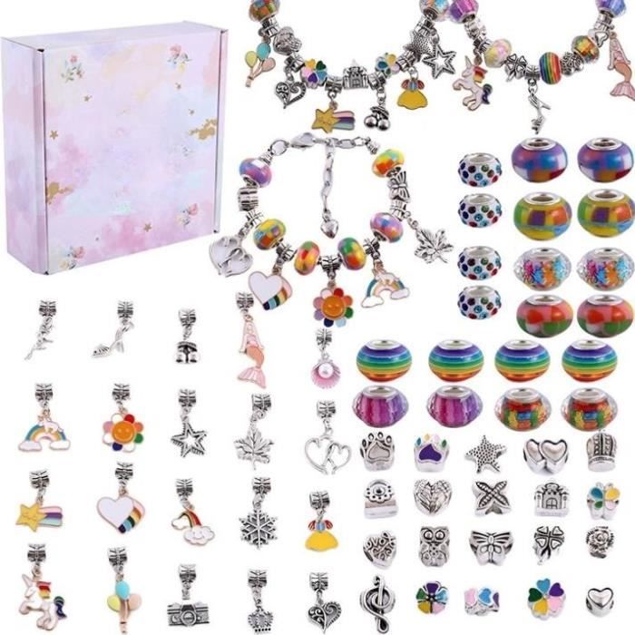 Cadeau Fille Kit Bracelet Fille de Fabrication Bijoux pour Jouet Fille ...