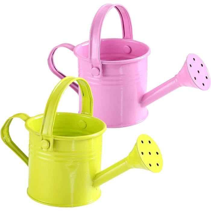 Lot De 2 Arrosoirs En Métal - Style Moderne - Arrosoir De Jardin En ...