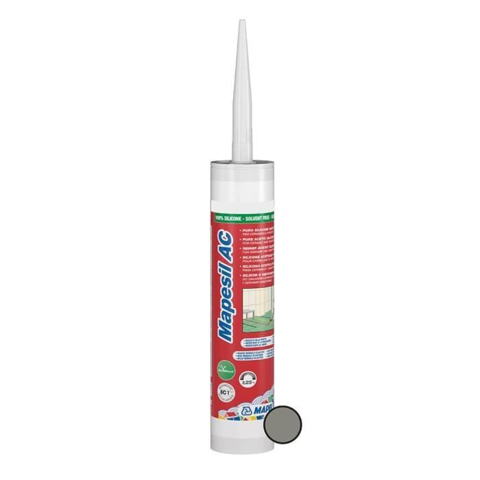 Mapei Mapesil AC Mastic 100% silicone, sans solvant, résistant aux ...