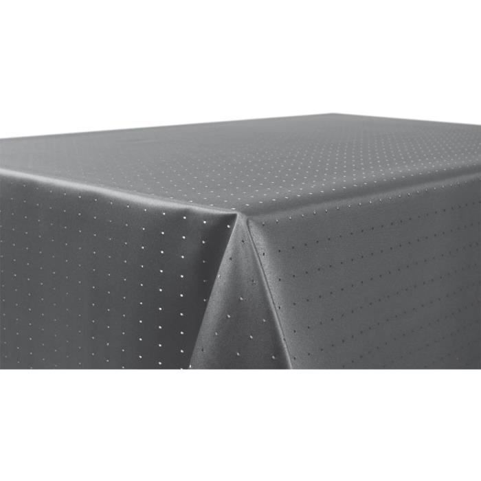 Nappe Damassée À Pois Sans Repassage Et Facile D'Entretien, Textile ...